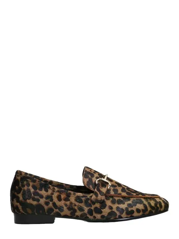 BIBI LOU Ashe 20 Leopard-print Loafers - Brown