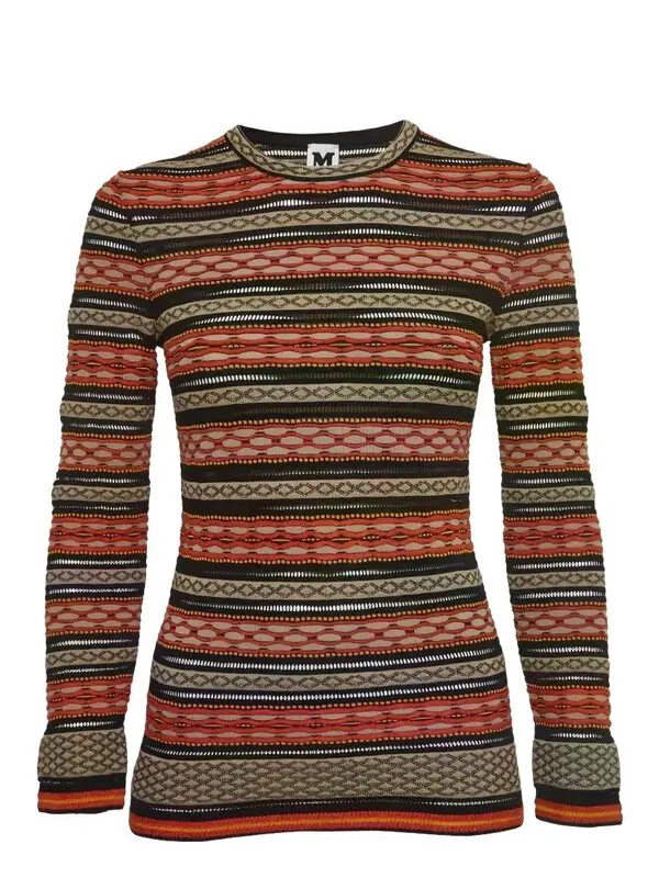 Missoni Patterned-intarsia Sweater - Neutrals