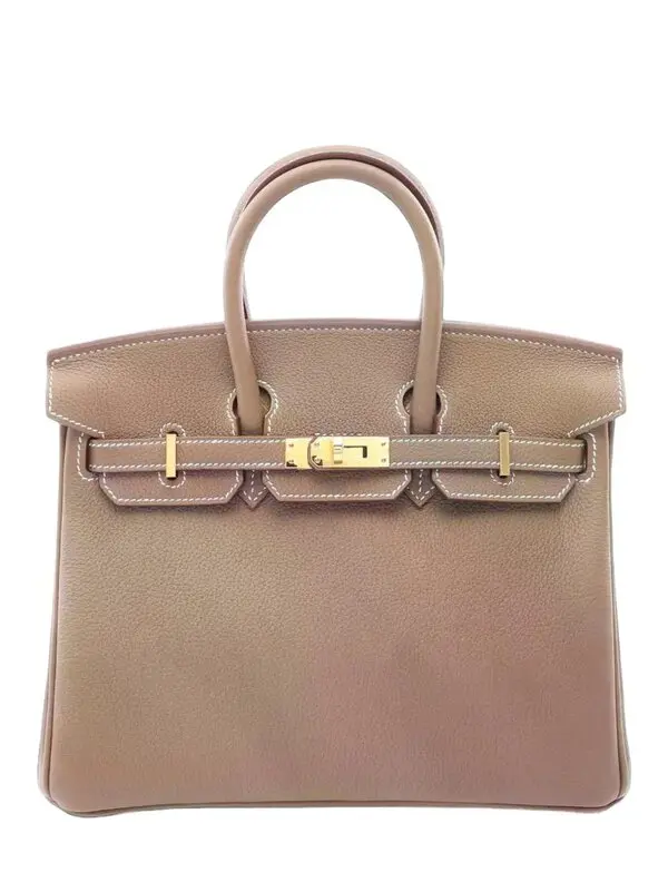 Hermès 2026 Birkin 25 Togo Tote Bag - Neutrals