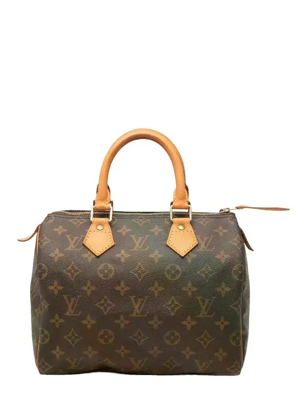 LOUIS VUITTON 1995 Monogram Speedy 25 Boston Bag - Brown