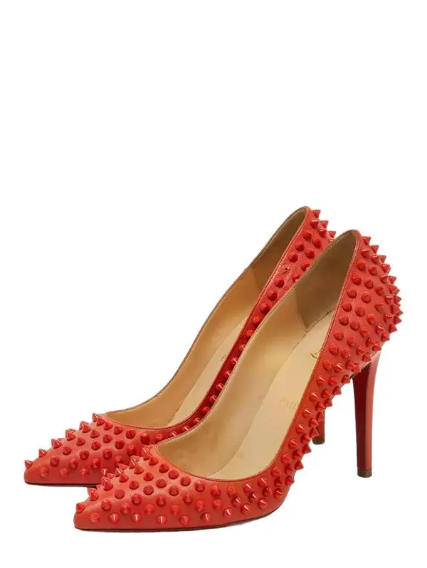 CHRISTIAN LOUBOUTIN Pigalle Spikes Pumps - Red