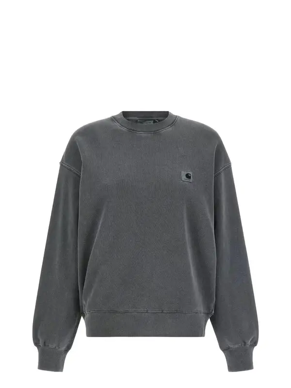 Carhartt Work In Progress Nelson Garment-dyed Sweatshirt - Grey