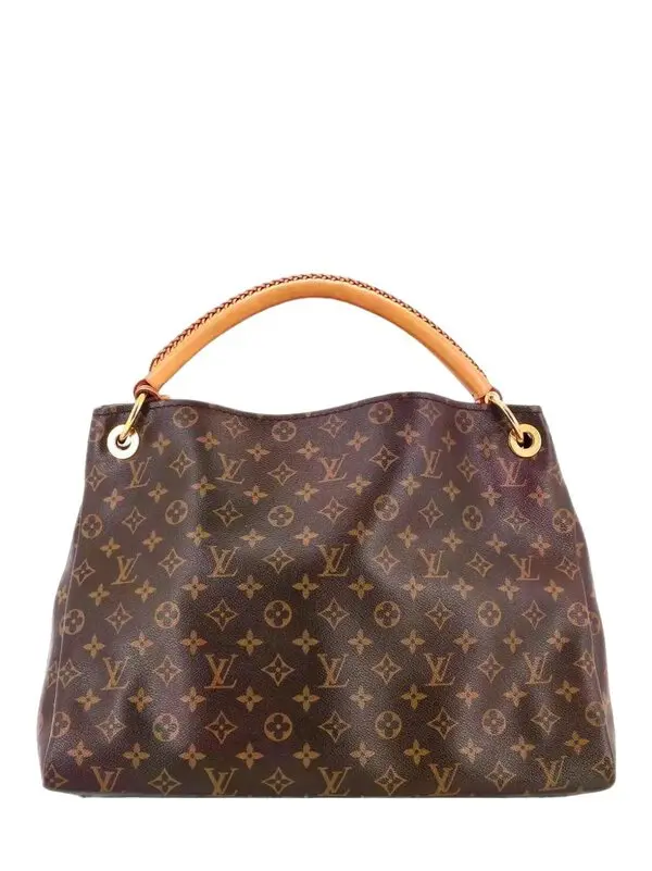 LOUIS VUITTON Artsy Handbag Monogram Canvas Mm Hobo Bag - Brown