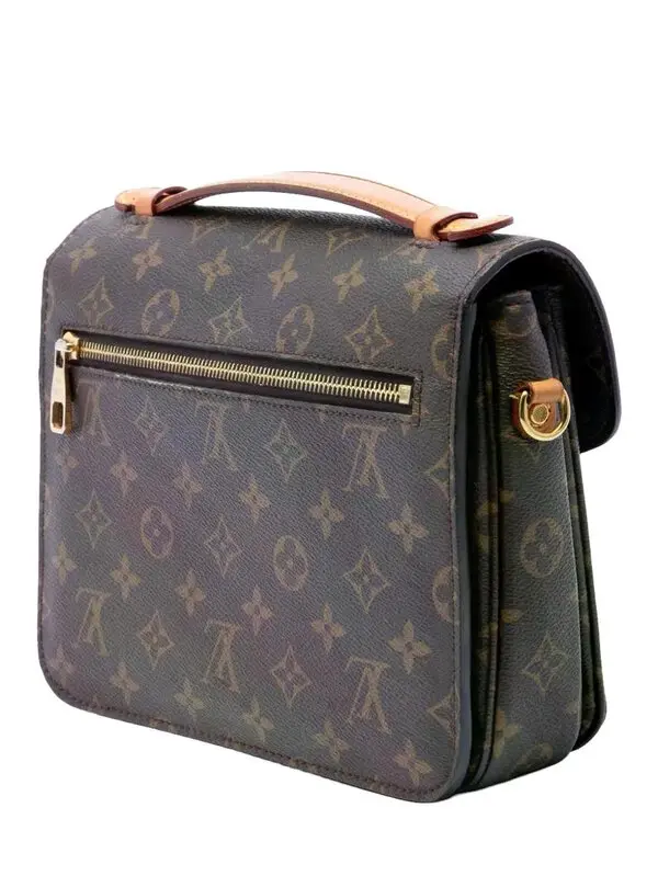 LOUIS VUITTON 2020 Monogram Pochette Metis Satchel - Brown