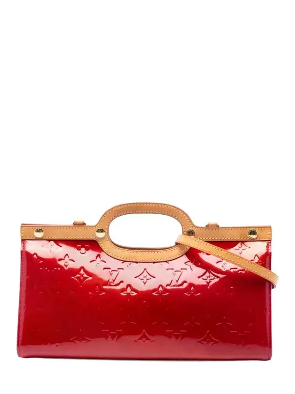 LOUIS VUITTON 2010 Monogram Vernis Roxbury Drive Satchel - Red