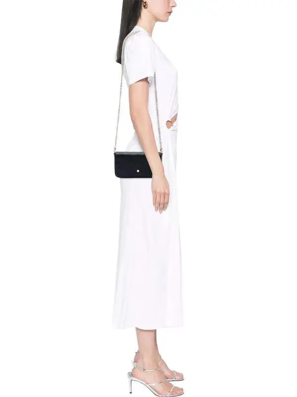 LOUIS VUITTON 2018 Monogram Empreinte Pochette Felicie Crossbody Bag - Black