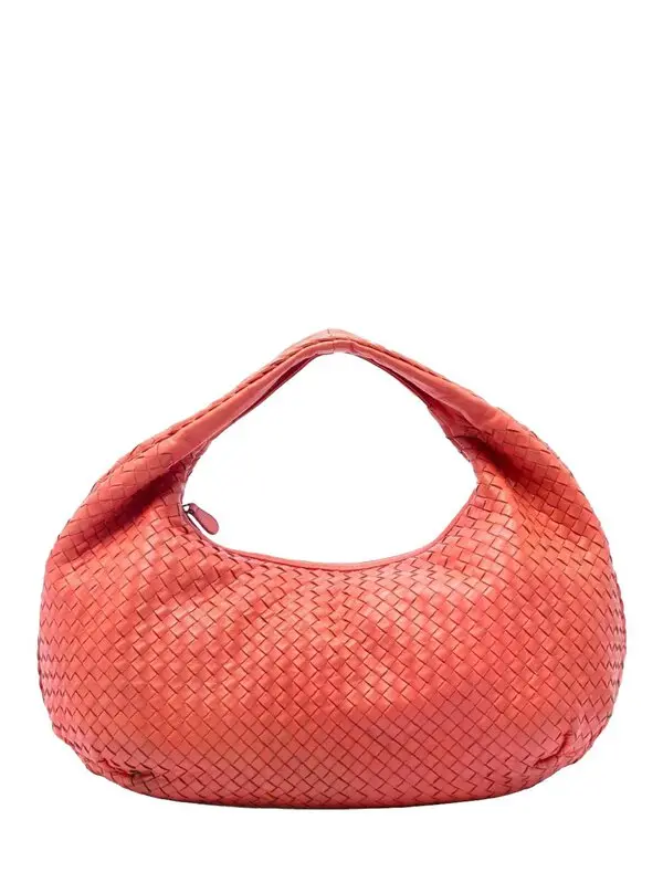 Bottega Veneta 2010 Large Nappa Intrecciato Belly Hobo Bag - Orange