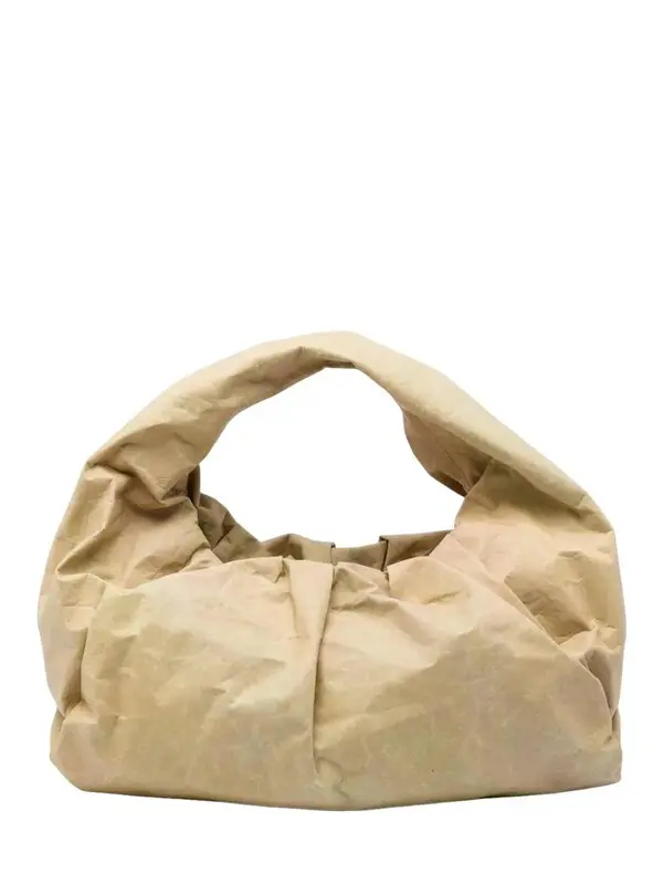 Bottega Veneta 2012-2026 Large Kraft Paper The Pouch Shoulder Bag - Neutrals