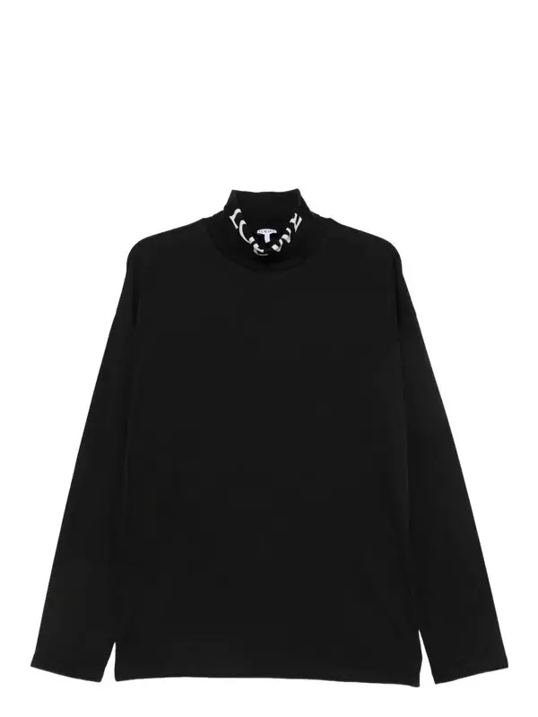 Loewe Mock-neck Sweater - Black