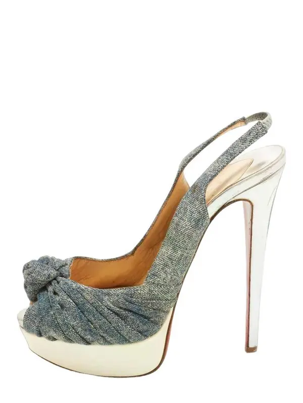 CHRISTIAN LOUBOUTIN Jenny Platform Pumps - Blue