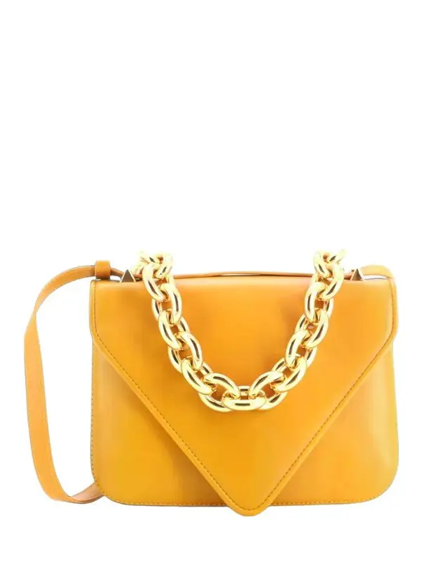 Bottega Veneta Mount Shoulder Bag Leather Small Crossbody Bag - Brown