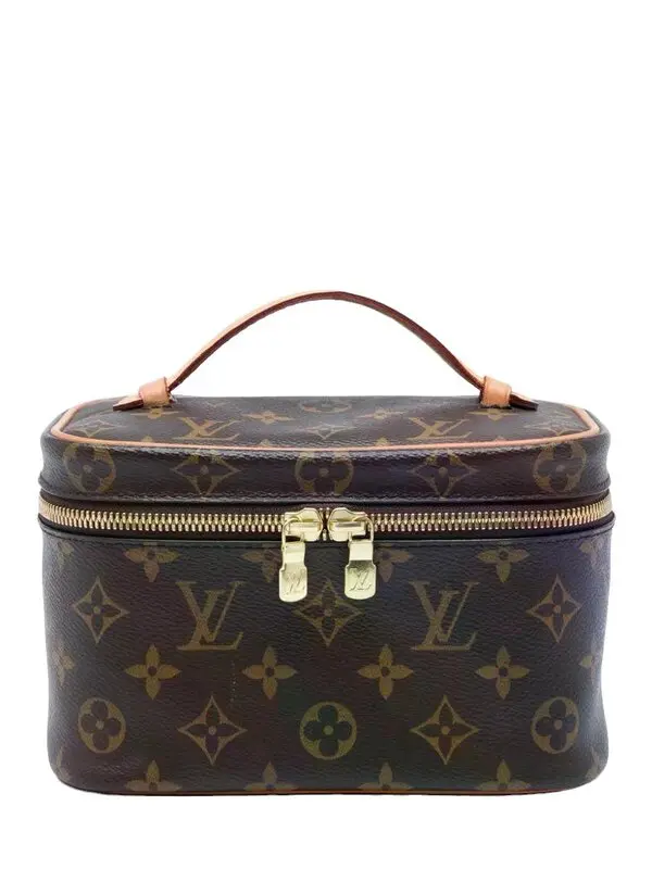 LOUIS VUITTON 2020 Monogram Nice Mini Case Vanity Bag - Brown