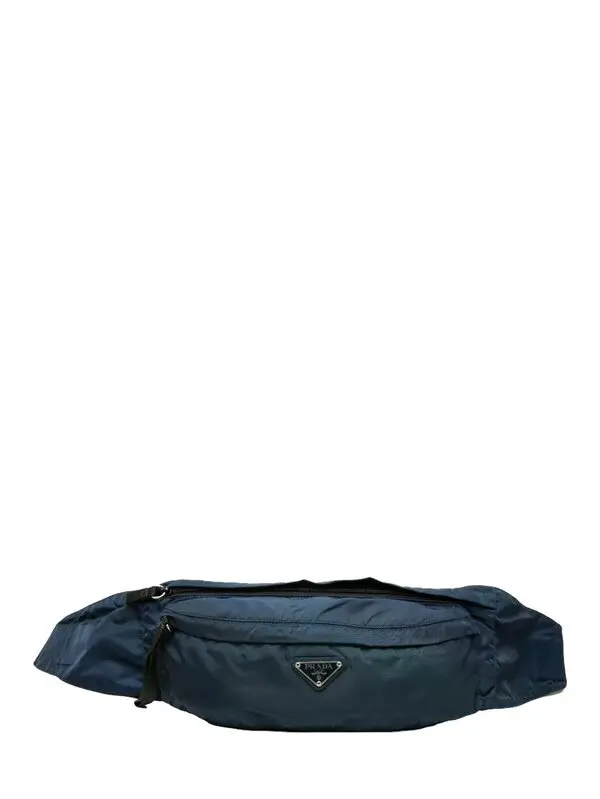 Prada 2000-2013 Tessuto Belt Bag - Blue