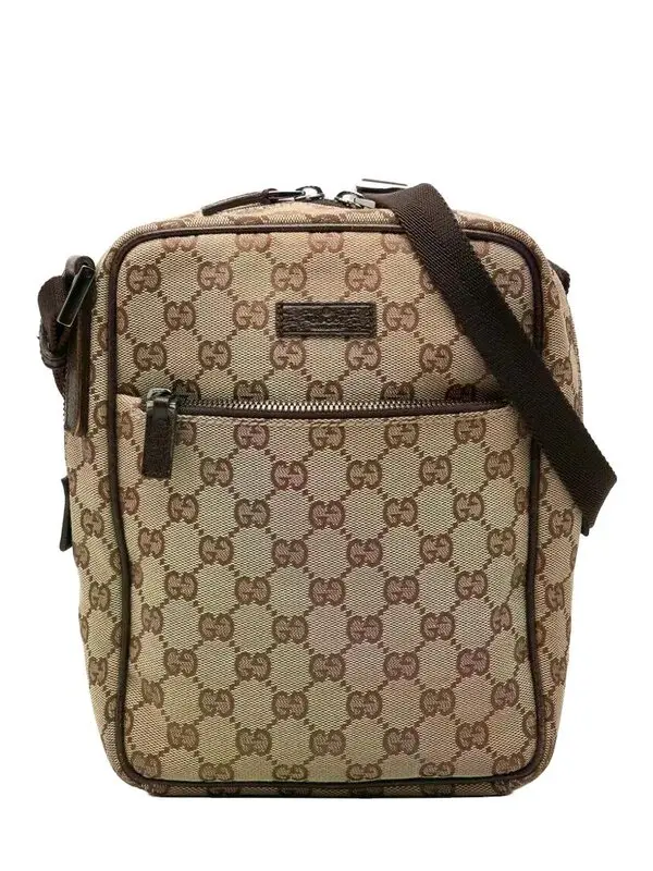 Gucci 2000-2015 Gg Canvas Crossbody Bag - Neutrals