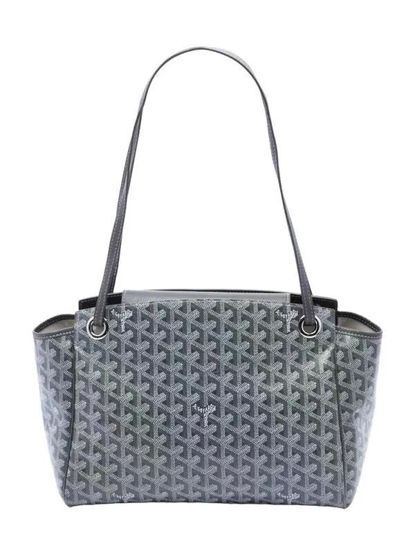 Goyard 2023 Goyardine Rouette Souple Pm Shoulder Bag - Grey