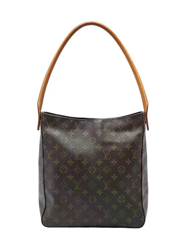 LOUIS VUITTON 1999-2006 Monogram Looping Gm Shoulder Bag - Brown