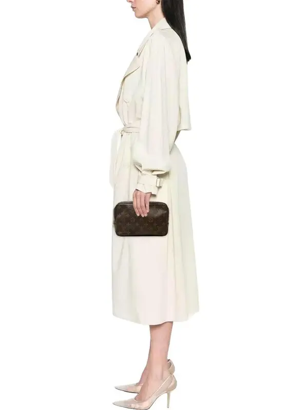 LOUIS VUITTON 1988 Monogram Trousse Toilette 23 Clutch Bag - Brown