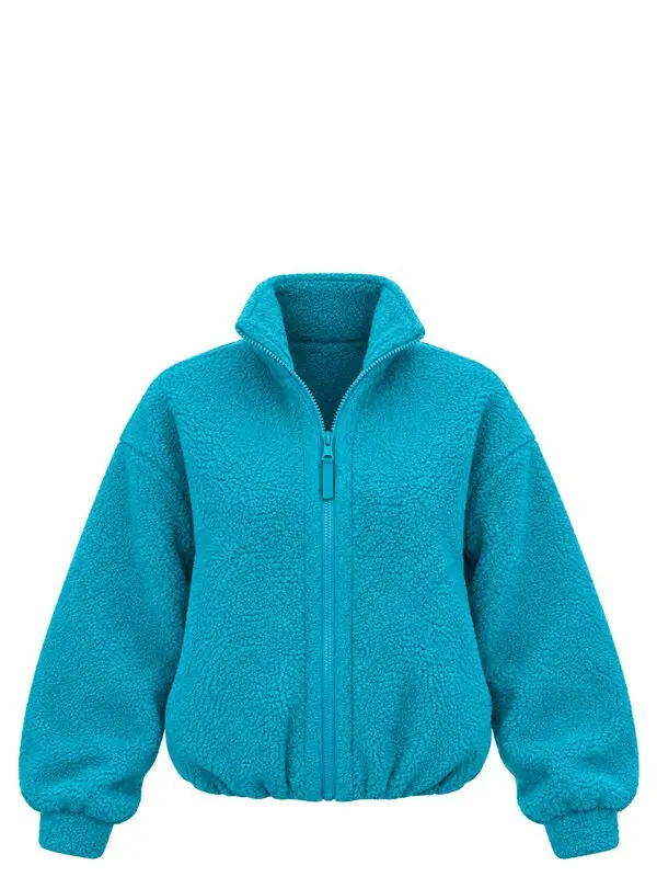 GIRL IN MIND Mimi Full Zip Fleece - Blue