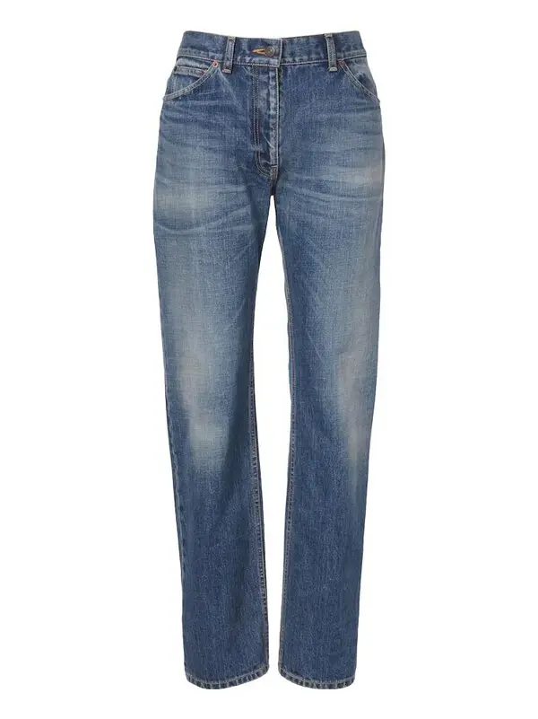 THE ROW Dinni Straight Jeans - Blue