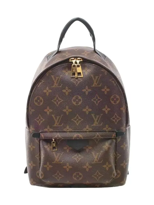 LOUIS VUITTON 2018 Pm Palm Springs Monogram Backpack - Brown