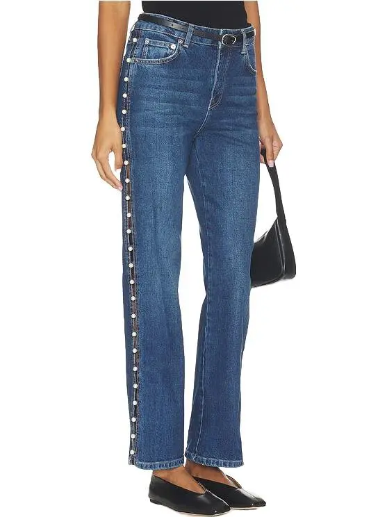Simkhai Amelia High Rise Jeans In . Also - Blue