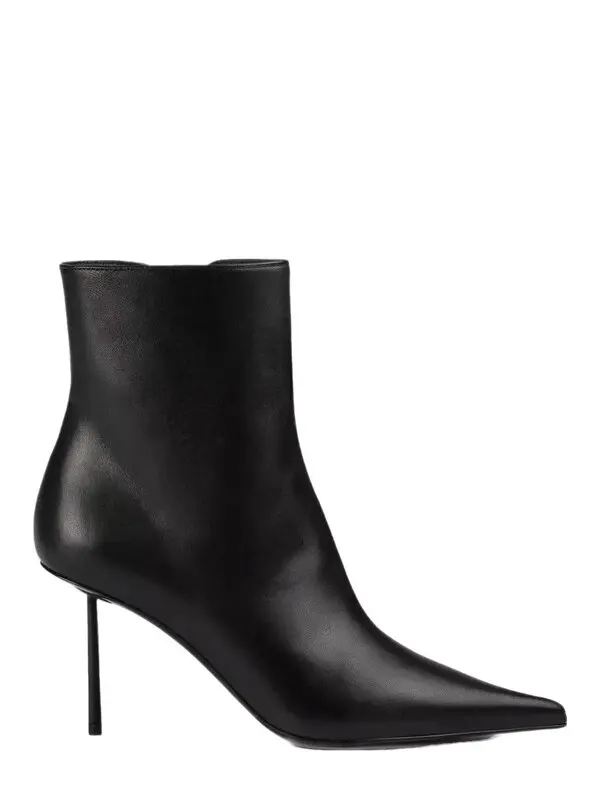 LE SILLA Amelia Pointed-toe Ankle Boots - Black