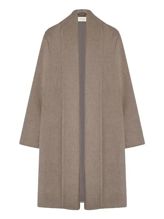 THE ROW Divina Shawl-collar Cashmere Coat - Dune