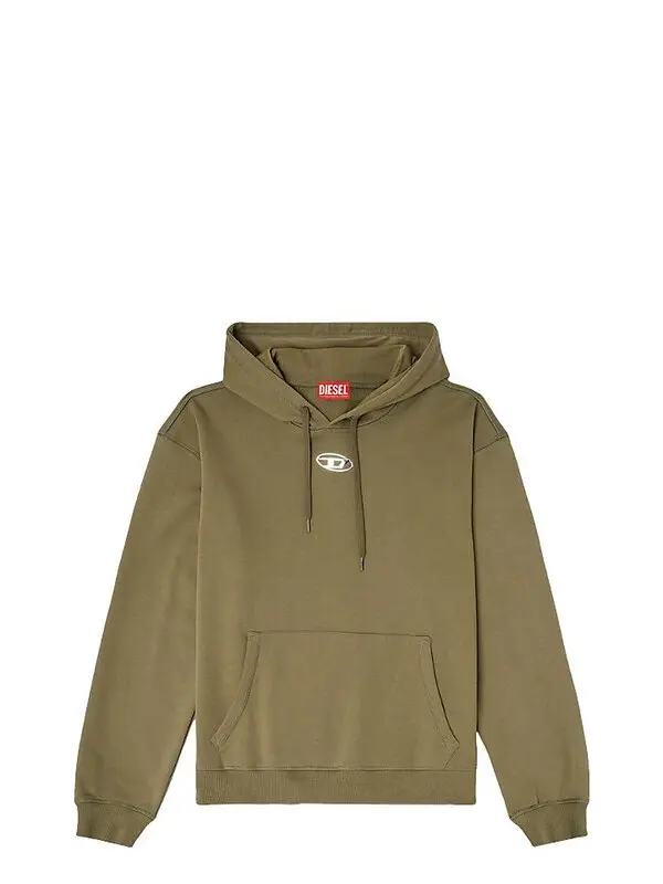 DIESEL® Metallic-logo Cotton Hoodie - 5af