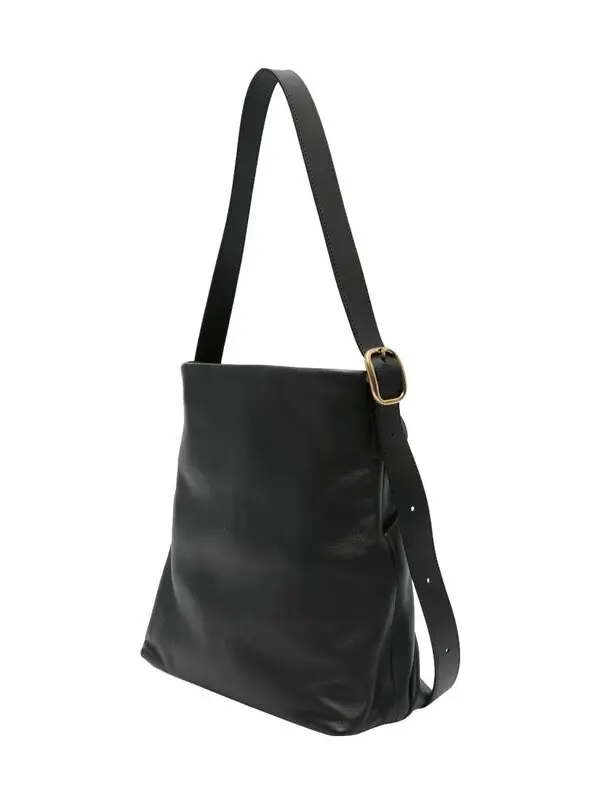 Loewe Draped Nappa-leather Shoulder Bag - Black
