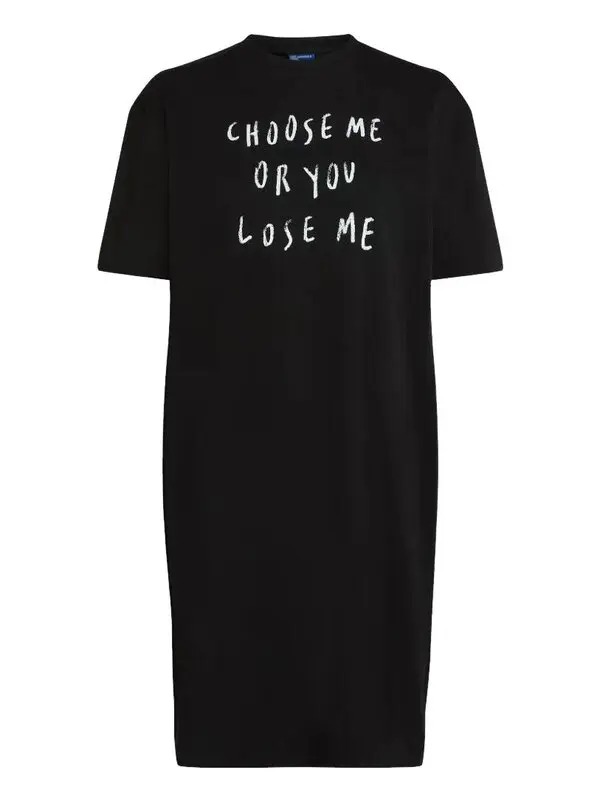 Karl Lagerfeld X Pietro Terzini T-shirt Dress - Black