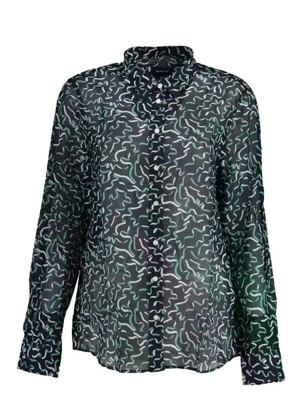 Gant Graphic-print Shirt - Black