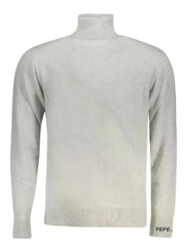 Pepe Jeans Roll-neck Cotton Sweater - Grey