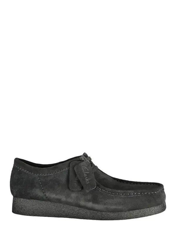 Clarks Wallabee Suede Loafers - Black