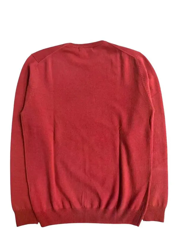 BALDININI Logo-plaque Crew-neck Sweater - Red