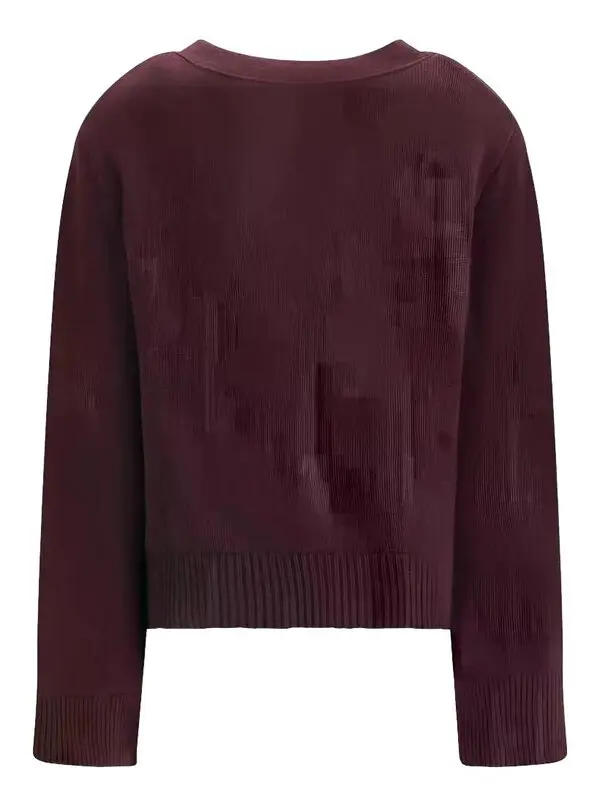 LISA YANG V-neck Patch-pocket Cardigan - Brown