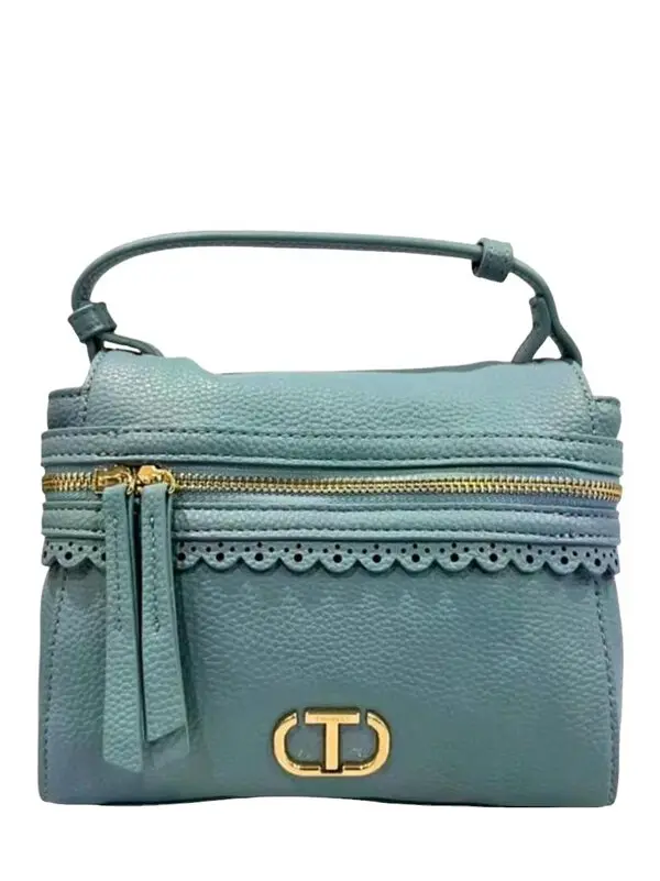 TWINSET Scalloped-trim Cross Body Bag - Blue