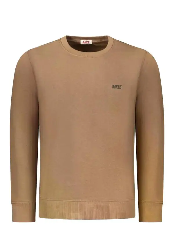 RIFLE Logo-print Sweater - Brown