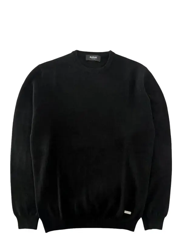 BALDININI Logo-plaque Sweater - Black
