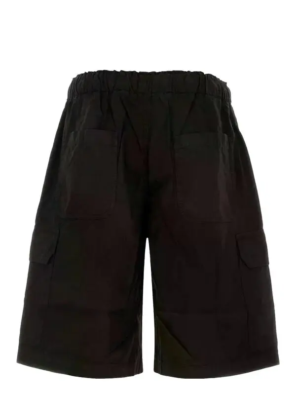 Palm Angels Logo-print Cargo Shorts - Black