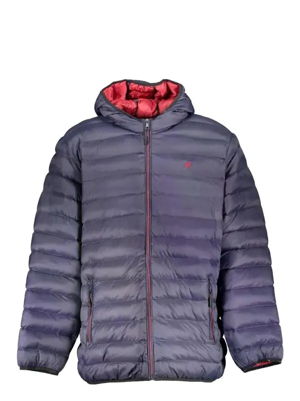 U.S. Grand Quilted Hooded Jacket - Blue