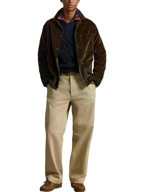 Polo Ralph Lauren Corduroy Utility Overshirt - Brown
