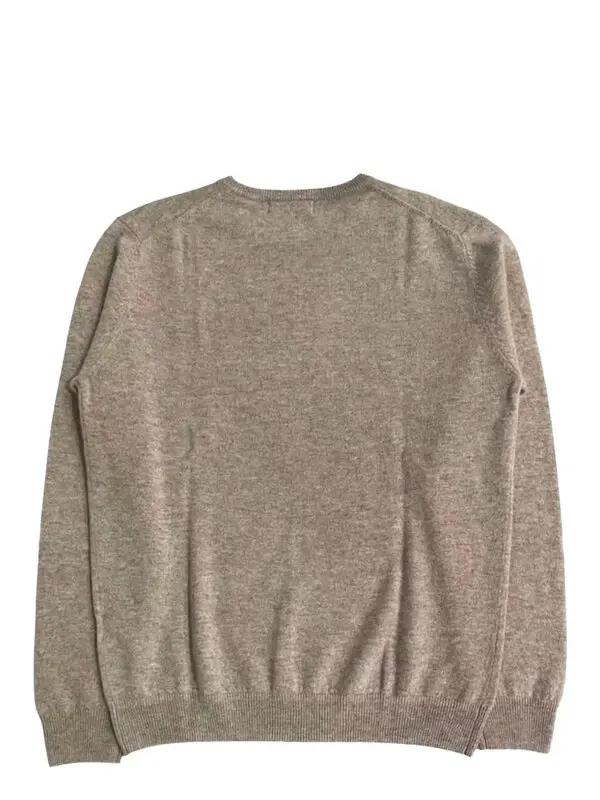 BALDININI Crew-neck Ribbed-trim Sweater - Neutrals