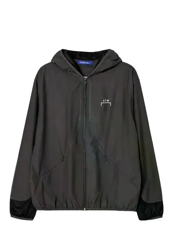 A-COLD-WALL* Logo-print Mesh-panel Jacket - Grey