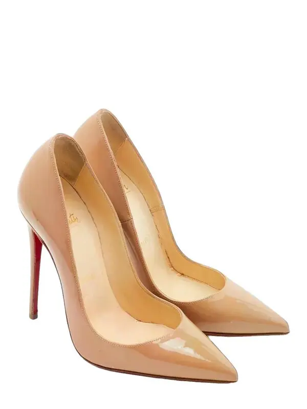 CHRISTIAN LOUBOUTIN So Kate Pointed Toe Pumps - Neutrals