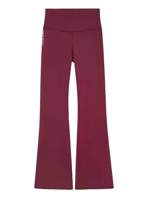 ANINE BING Gabrielle Leggings Burgundy - Red