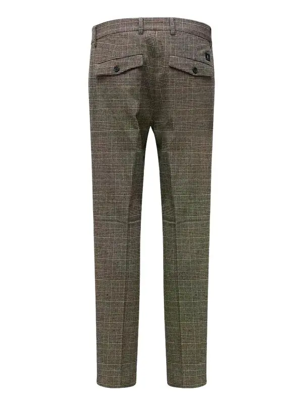 DEPARTMENT 5 Prince Of Wales-check Trousers - Brown