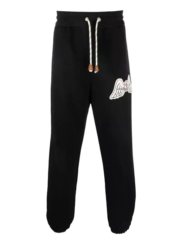 Palm Angels X Moncler Wing Patch Track Pants - Black