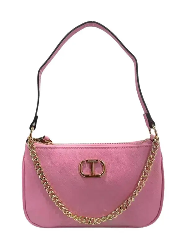 TWINSET Logo-plaque Shoulder Bag - Pink