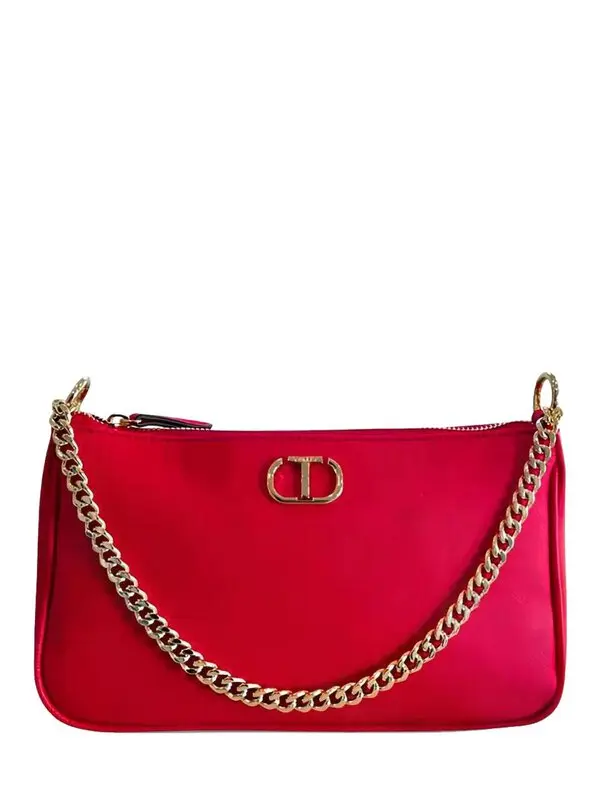 TWINSET Petite Chain-link Shoulder Bag - Red