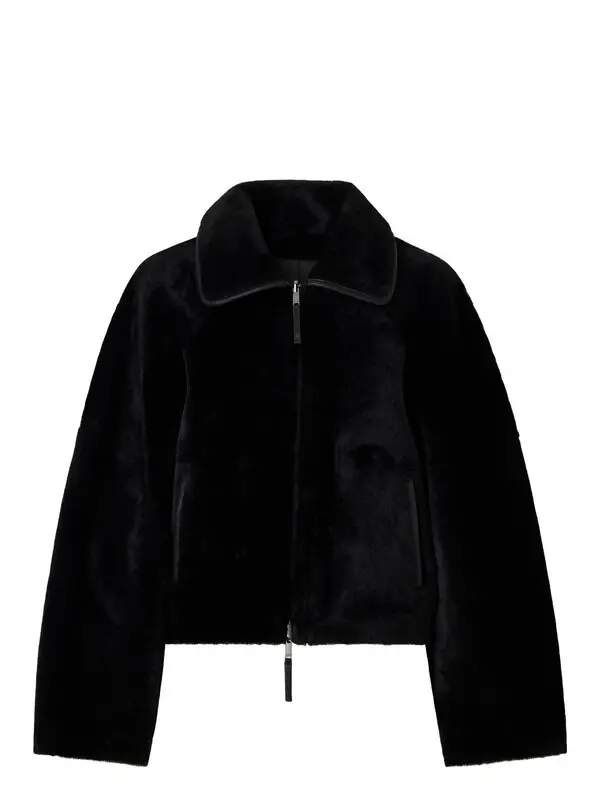 JOSEPH Kyro Reversible Shearling Jacket - Black
